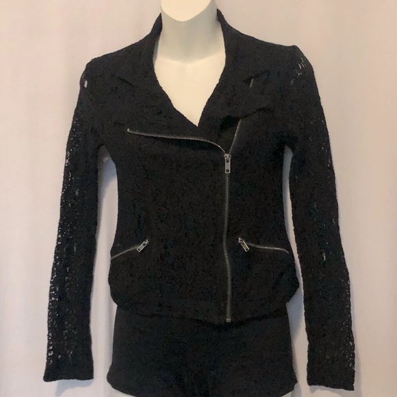 Mudd | Jackets & Coats | Mudd Lace Motorcycle Jacket | Poshmark